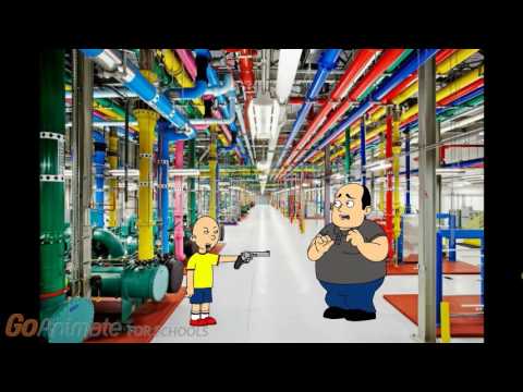 Caillou raids the skittle factory - YouTube