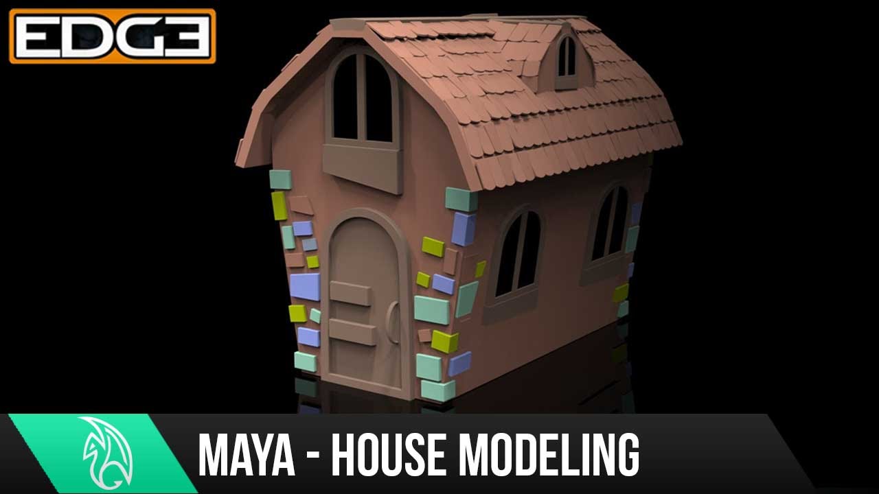 #3 Maya For Beginners - Model a Cartoon House Tutorial 1080p HD - YouTube