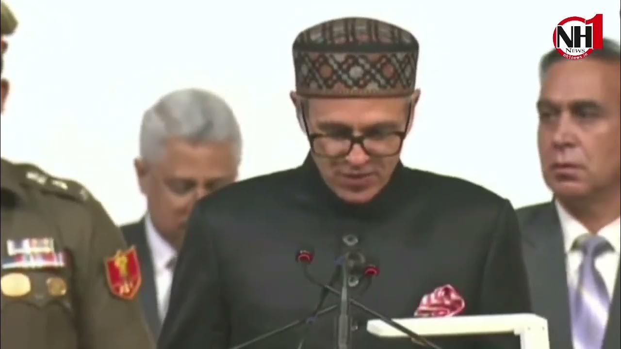 Omar Abdullah takes Oath as J&K CM - YouTube