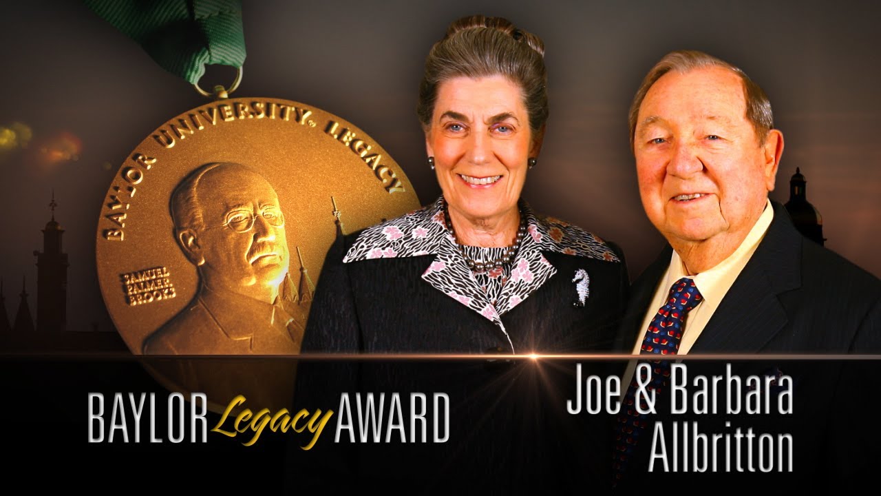 Baylor Legacy Award | Joe & Barbara Allbritton - YouTube