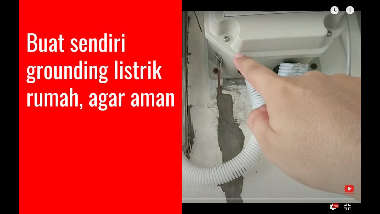 🔴 Cara buat sendiri grounding listrik rumah, agar aman - YouTube