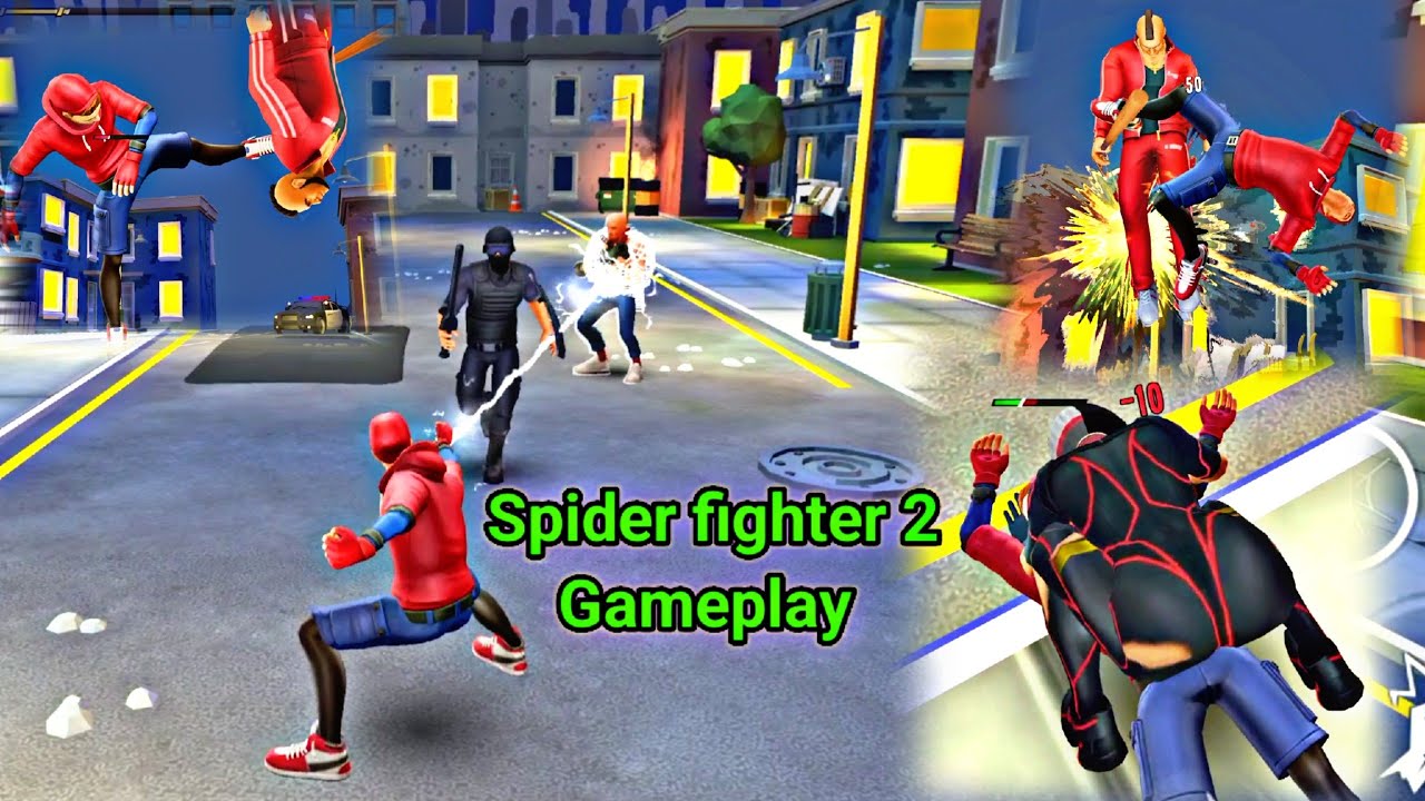 spider fighter 2 gameplay walkthrough part 1 #spiderman #gameplay #game ...