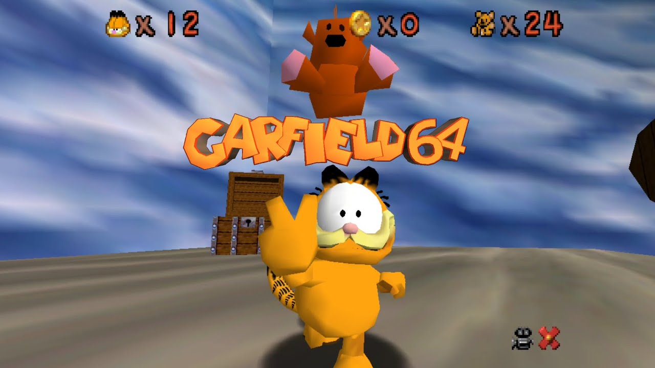 Super Garfield 64 Mod Full Screen 16:9 CCM And Jelly Roger Bay ...