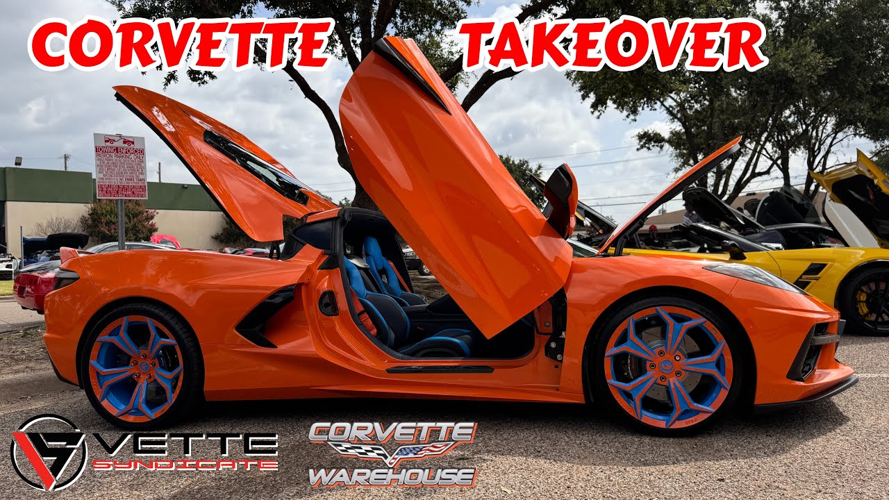 Corvette Takeover With Vette Syndicate and Corvette Warehouse Dallas ...