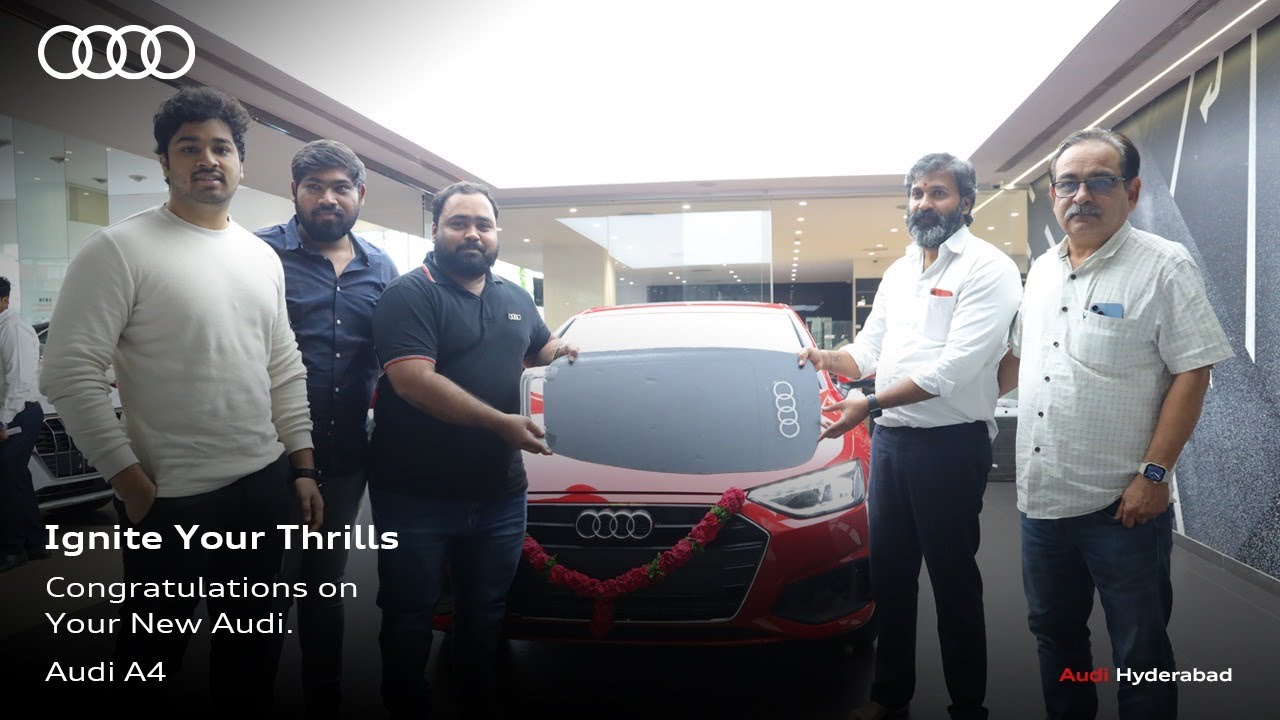 New Audi A4 Car Delivery || Audi Hyderabad - YouTube