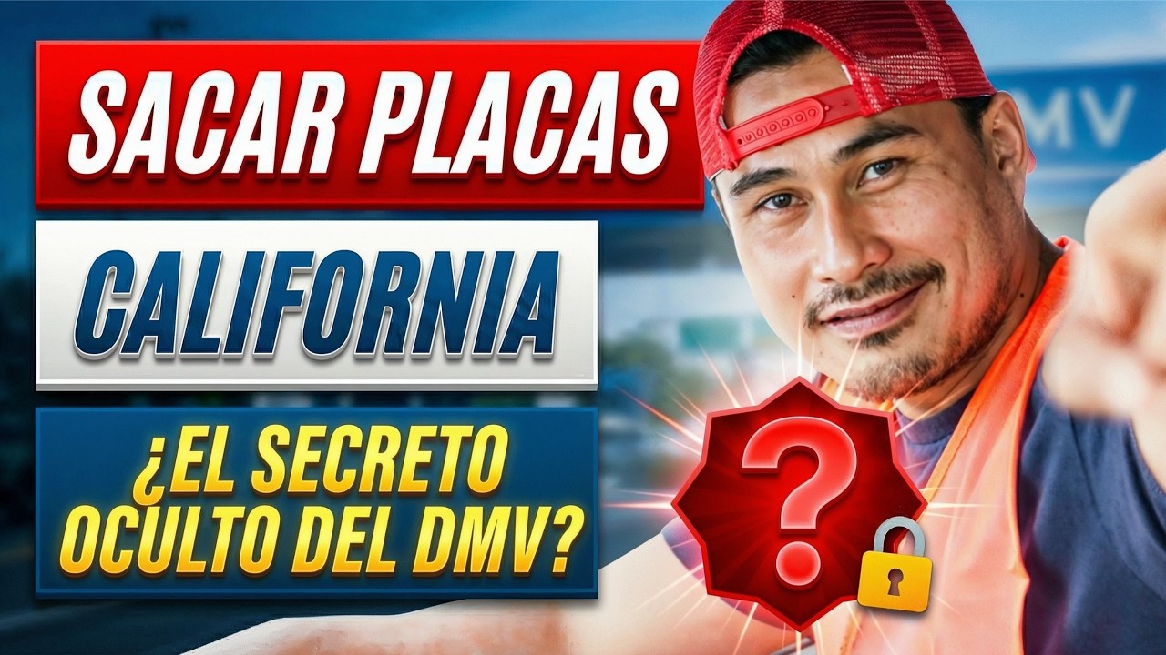 ¿Dónde Sacar Placas de Carro en California? La Respuesta Completa - YouTube