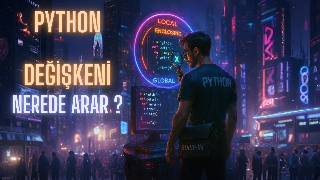 PYTHON DERSİ – GÜN 30 | Haftası Temel 2.0 Python Kapsam türleri / Local ...