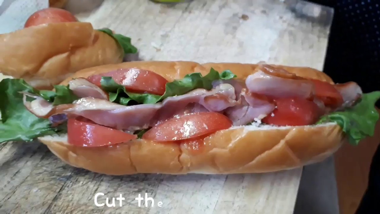 How to make halal sandwich - YouTube