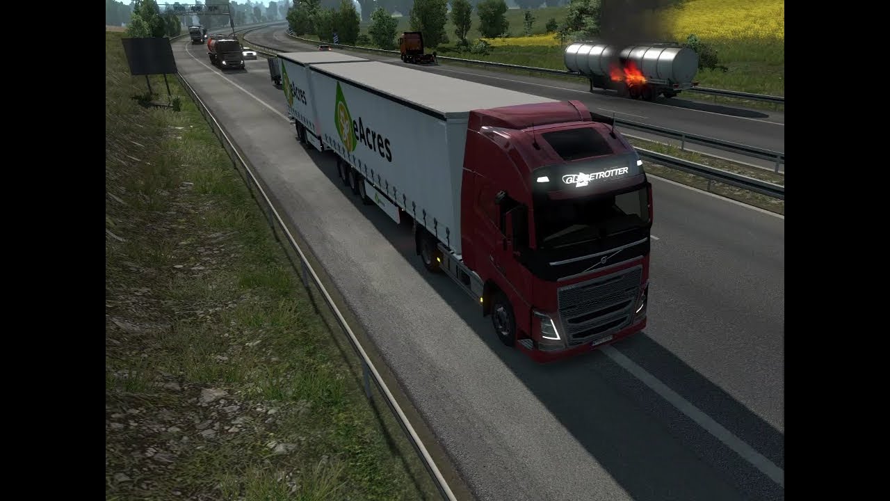 DOUBLE CONTAINER TRUCK GAME PLAY | ETS2 - YouTube