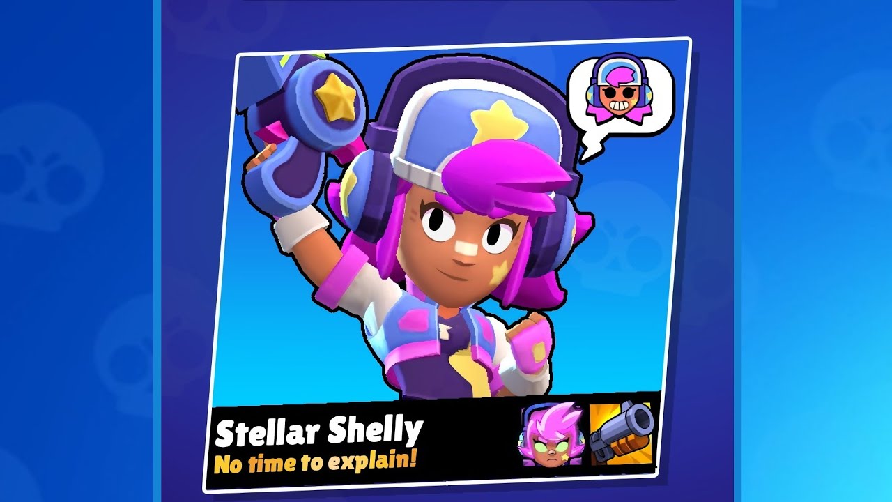 Stellar Shelly Skin (Brawl Stars) - YouTube