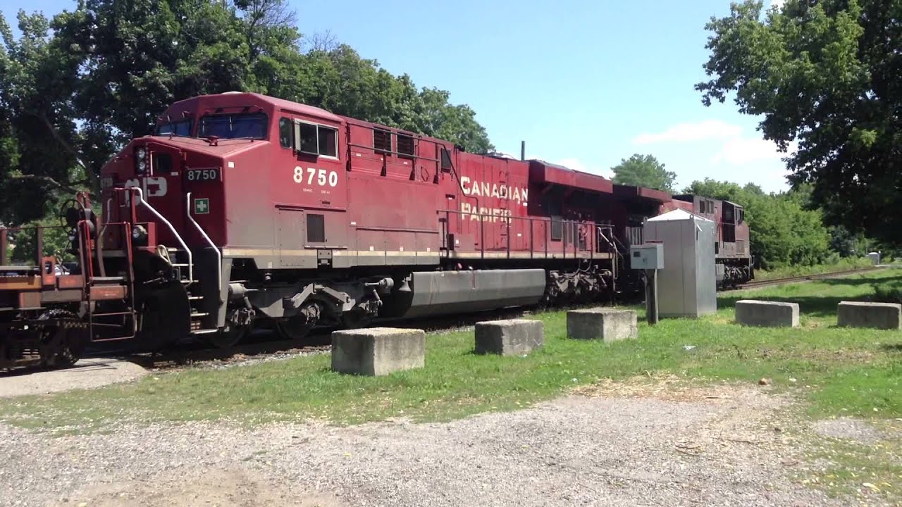 "CP Rail" Crossing Pall Mall Street In London Ontario 8/2/13 Columbia ...
