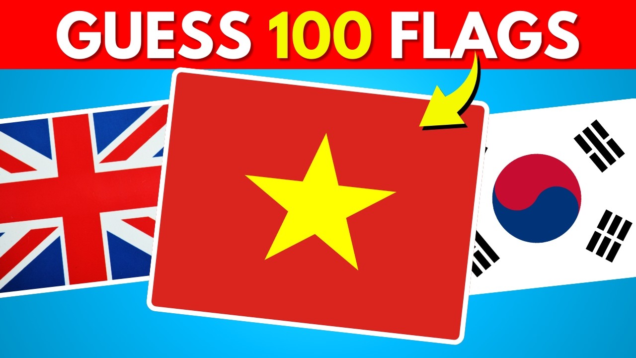 Can You Guess 100 FLAGS in JUST 10 Seconds! ⏱️🌎 | Ultimate Flag Quiz ...