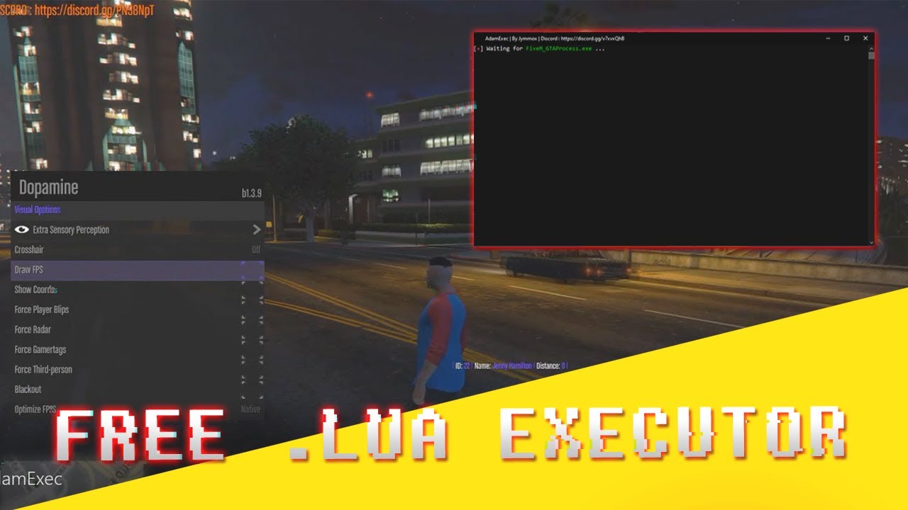 FiveM / Free Executor Adam.exec [Free Download] - YouTube