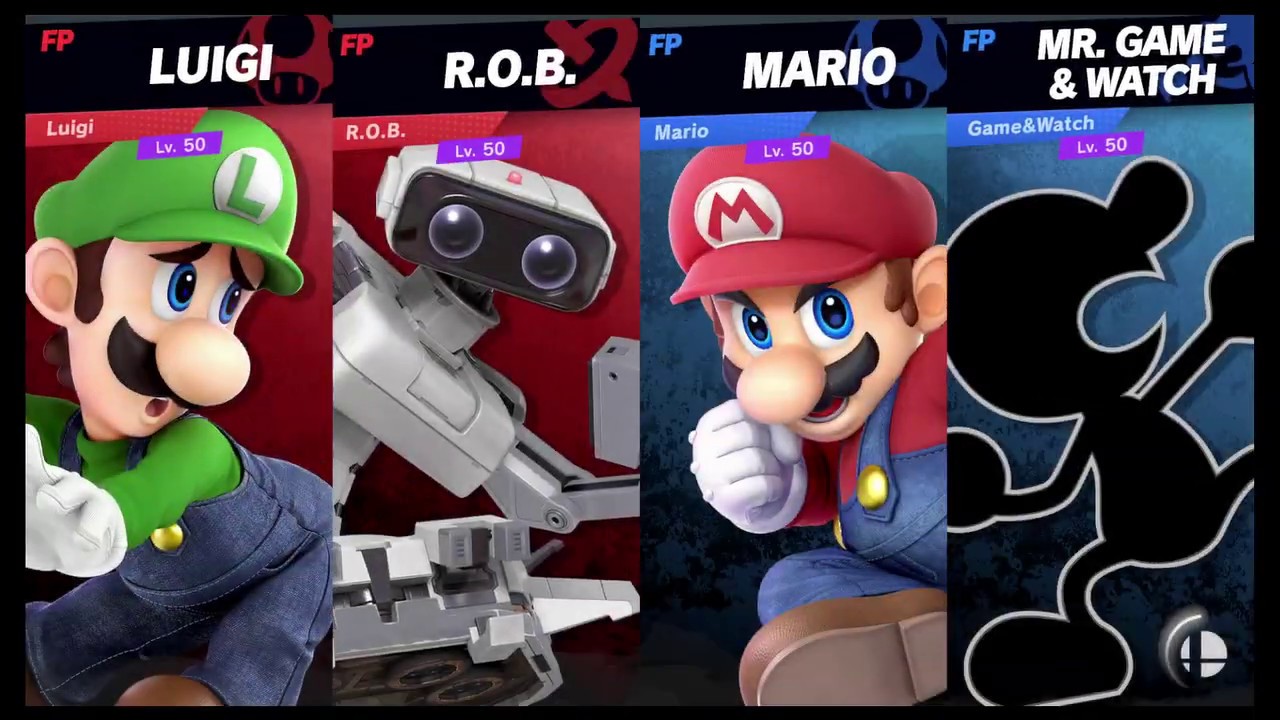 Super Smash Bros Ultimate Amiibo Fights Request #8899 Luigi & ROB vs ...