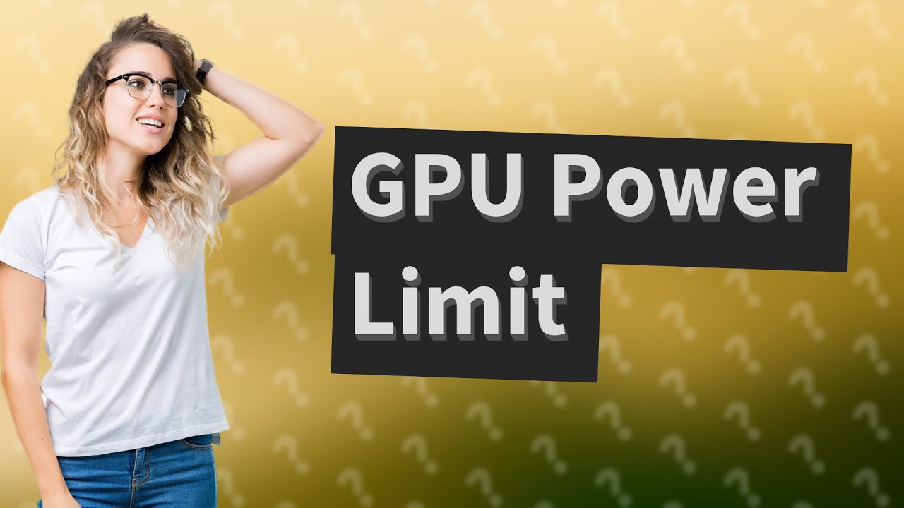 How do I lower my GPU power limit? - YouTube