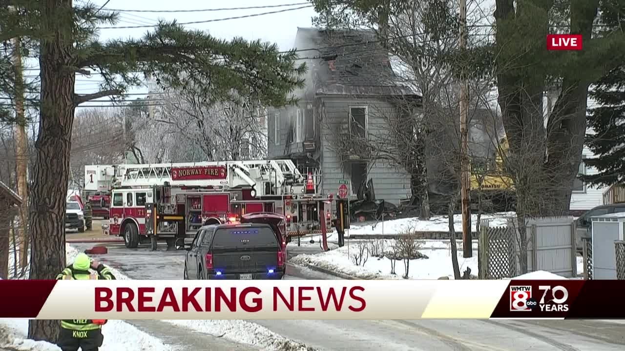 Several people rescued from Norway fire - YouTube