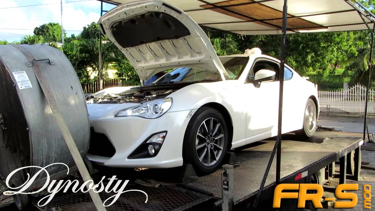 530WHP 439TQ Turbo Scion FRS dyno - YouTube