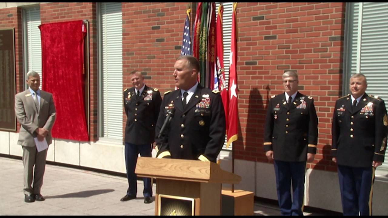 USAWC Class of 2015, Plaque dedication - YouTube