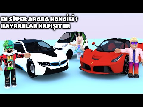 En Süper Araba Hangisi ? | Hayranlarımızı Puanladık | Roblox Adopt Me /Han Kanal Buse Duygu Pamir