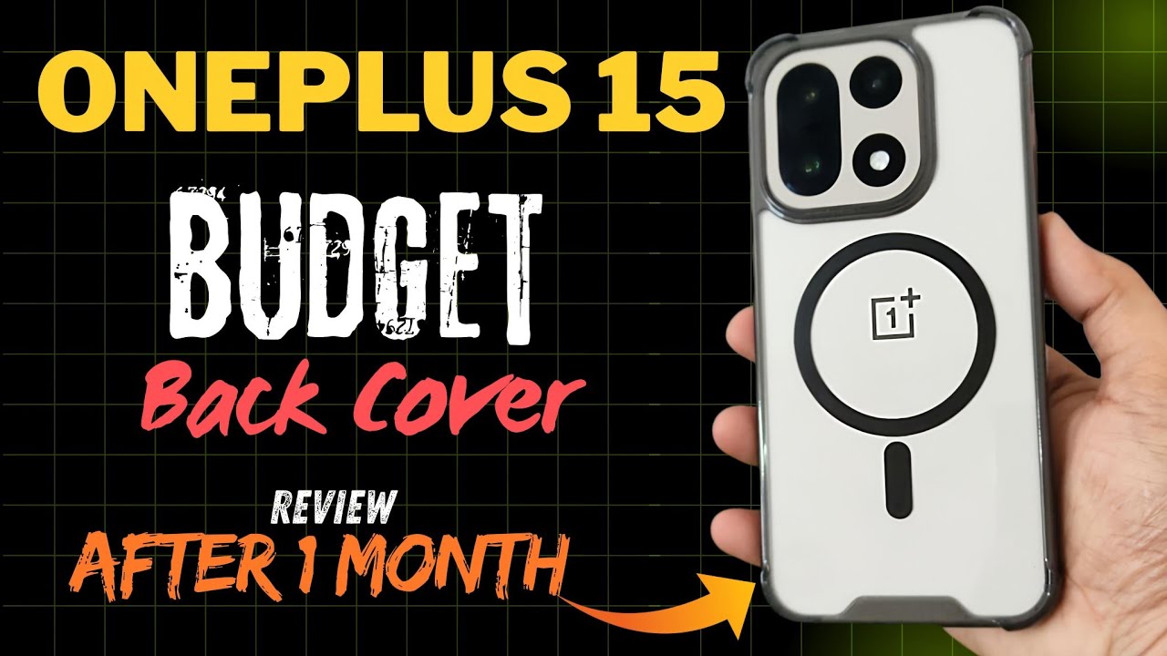 OnePlus 15 - Best Budget Back Cover Review After One Month - Should You ...