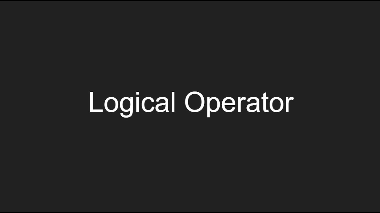 0202 Flow Logical Operators - YouTube