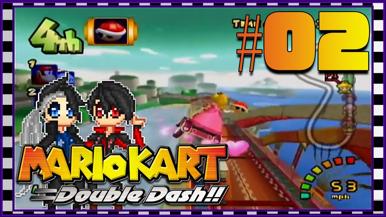 Mario Kart Double Dash Flower Cup 150cc 2 Player Coop With Peach and ...