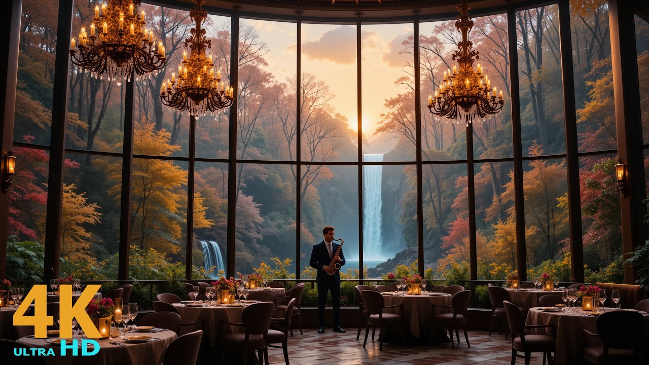 Saxo Man🎷| Waterfall Energy | Saxophone Music | Jazz Background Music ...