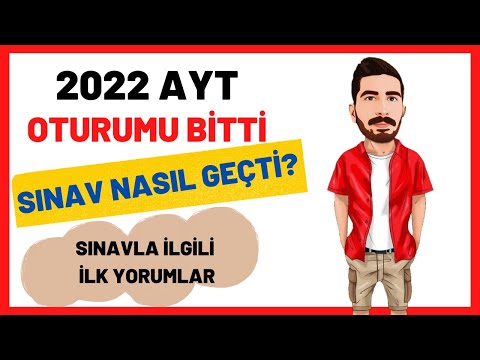 AYT 2022 BİTTİ | AYT NASIL GEÇTİ ? | AYT Sonrası İlk Yorumlar | AYT 2022 ZOR MUYDU ?