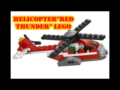 LEGO Creator 3 in 1 | Helicopter "Red Thunder" 31013 Instructions ...