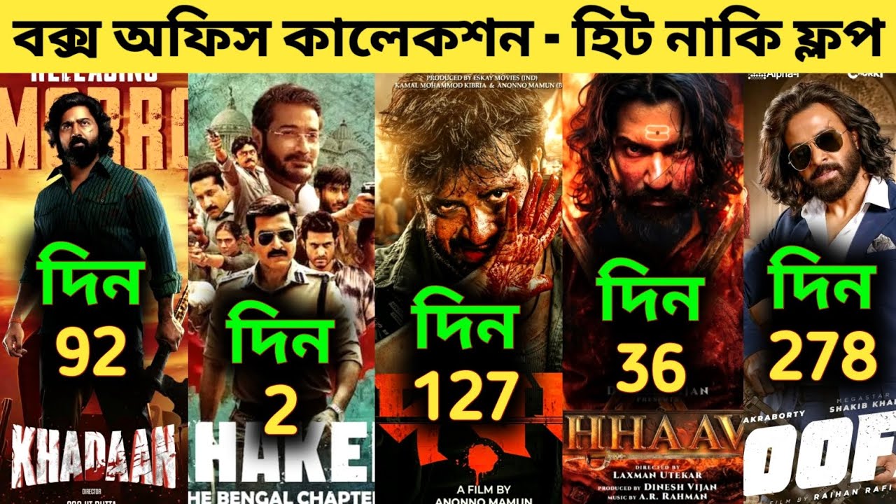 Box Office Collection Of Khakee The Bengal Chapter,Khadaan,Chhaava ...