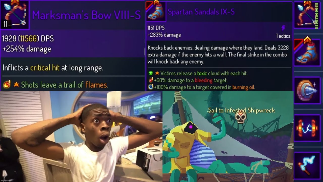 Dead Cells | Spartan Sandals + Marksman's Bow Showcase (Season 2) - YouTube