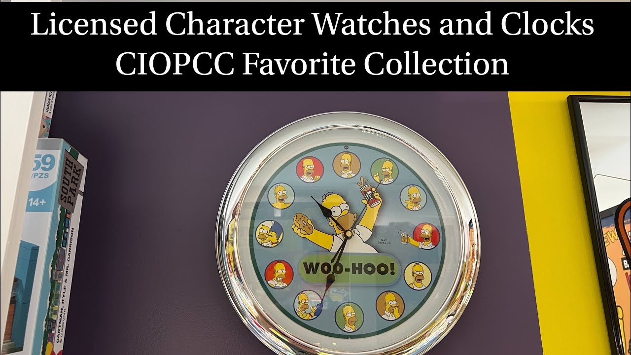 Licensed Character Watches and Clocks - CIOPCC Favorite Collection ...