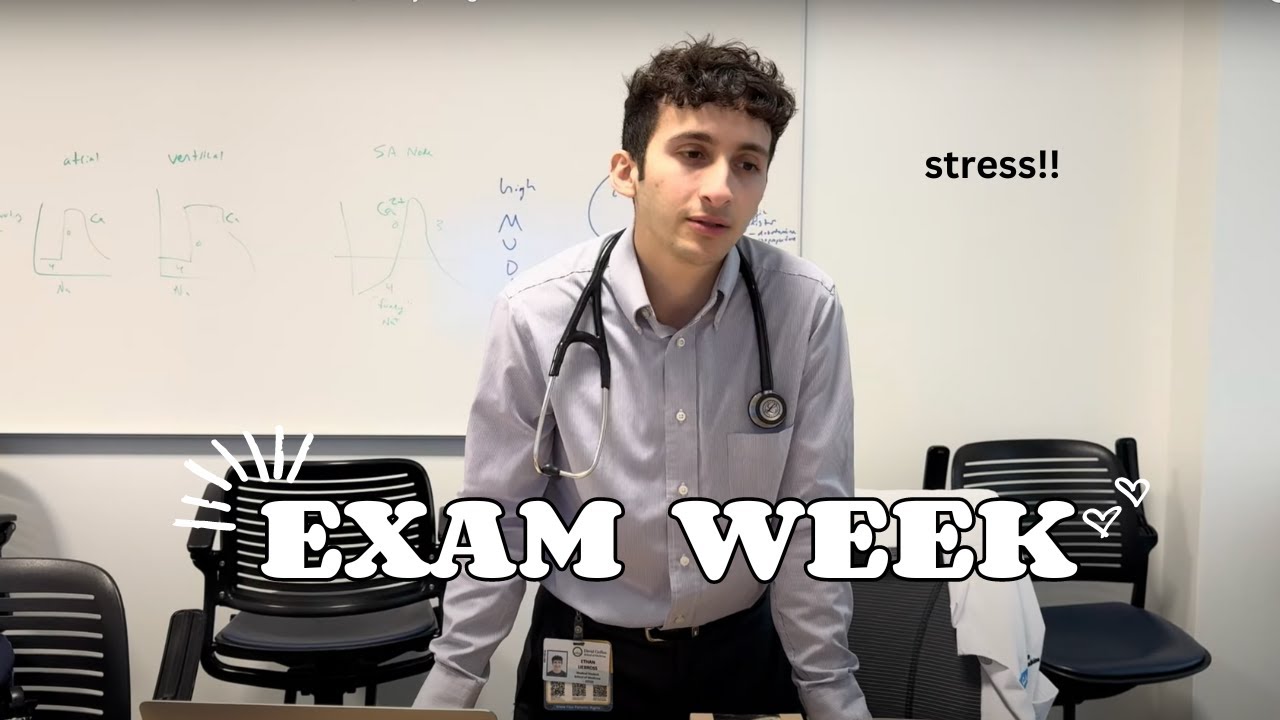 Exam Week in Medical School | Study Vlog - YouTube