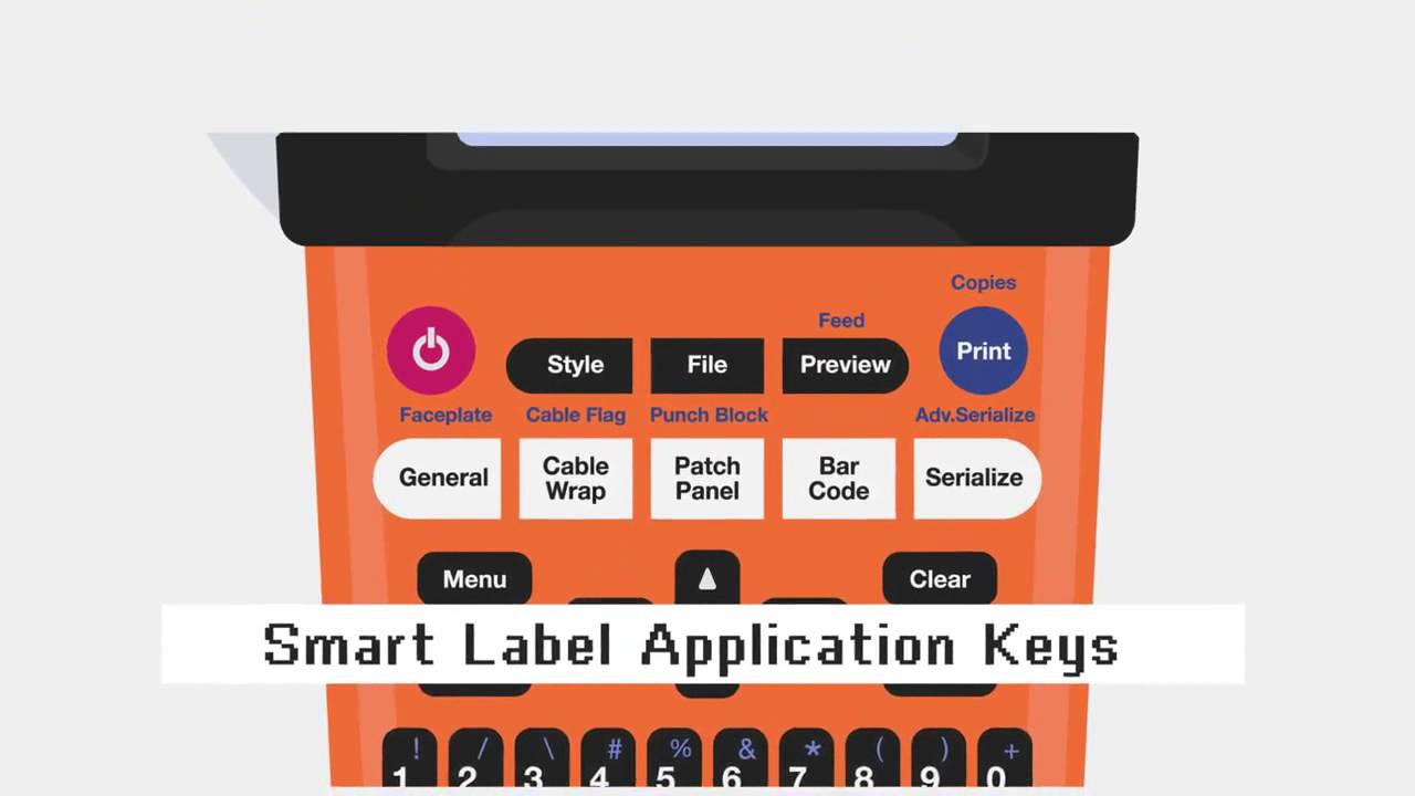 Brother P touch EDGE PT E300 - YouTube
