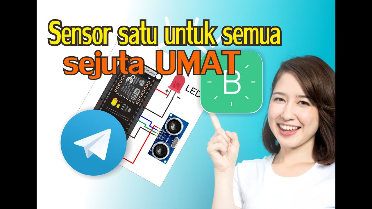 Satu Sensor Untuk Semua Manfaat // ultrasonik + esp8266 (IoT) - YouTube