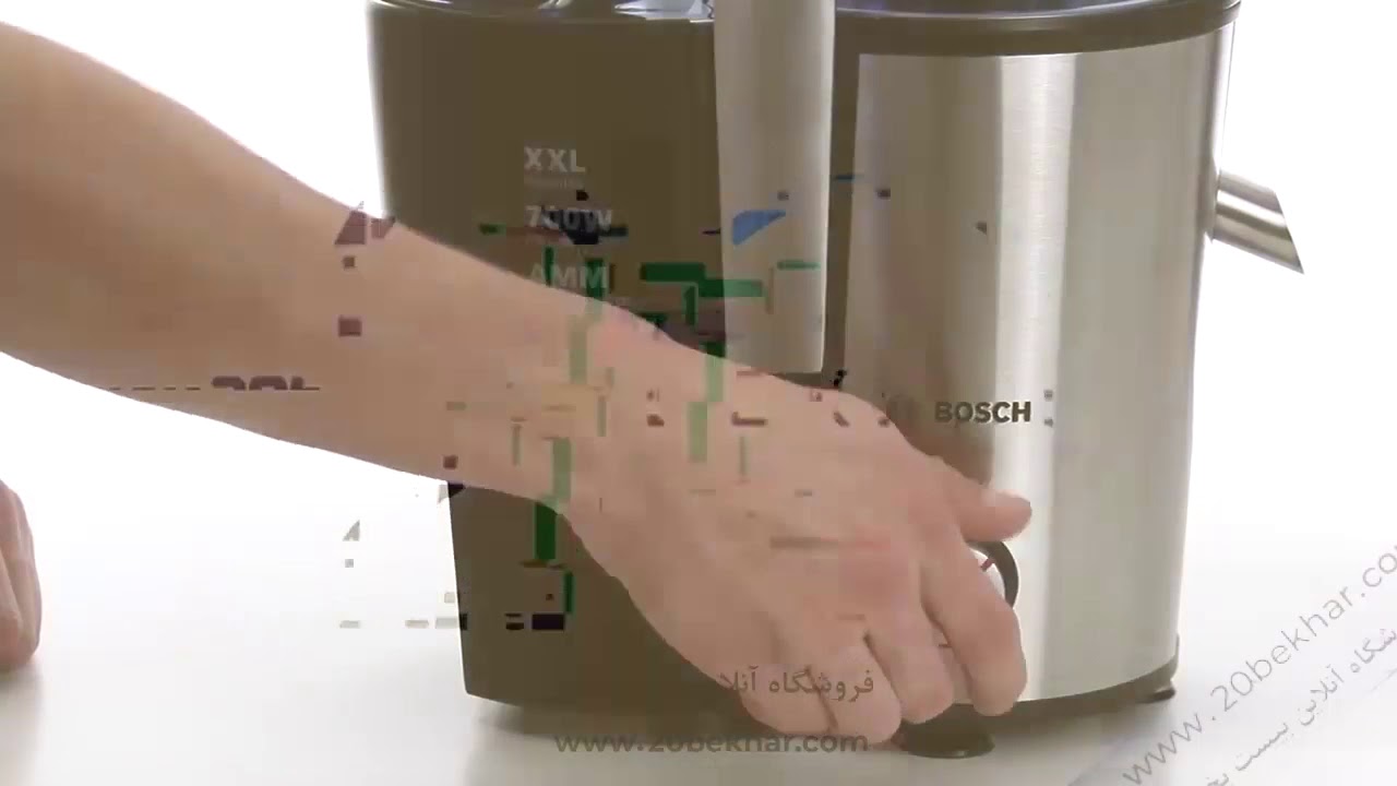 Bosch Juicer MES3500 آبمیوه گیری بوش مدل - YouTube