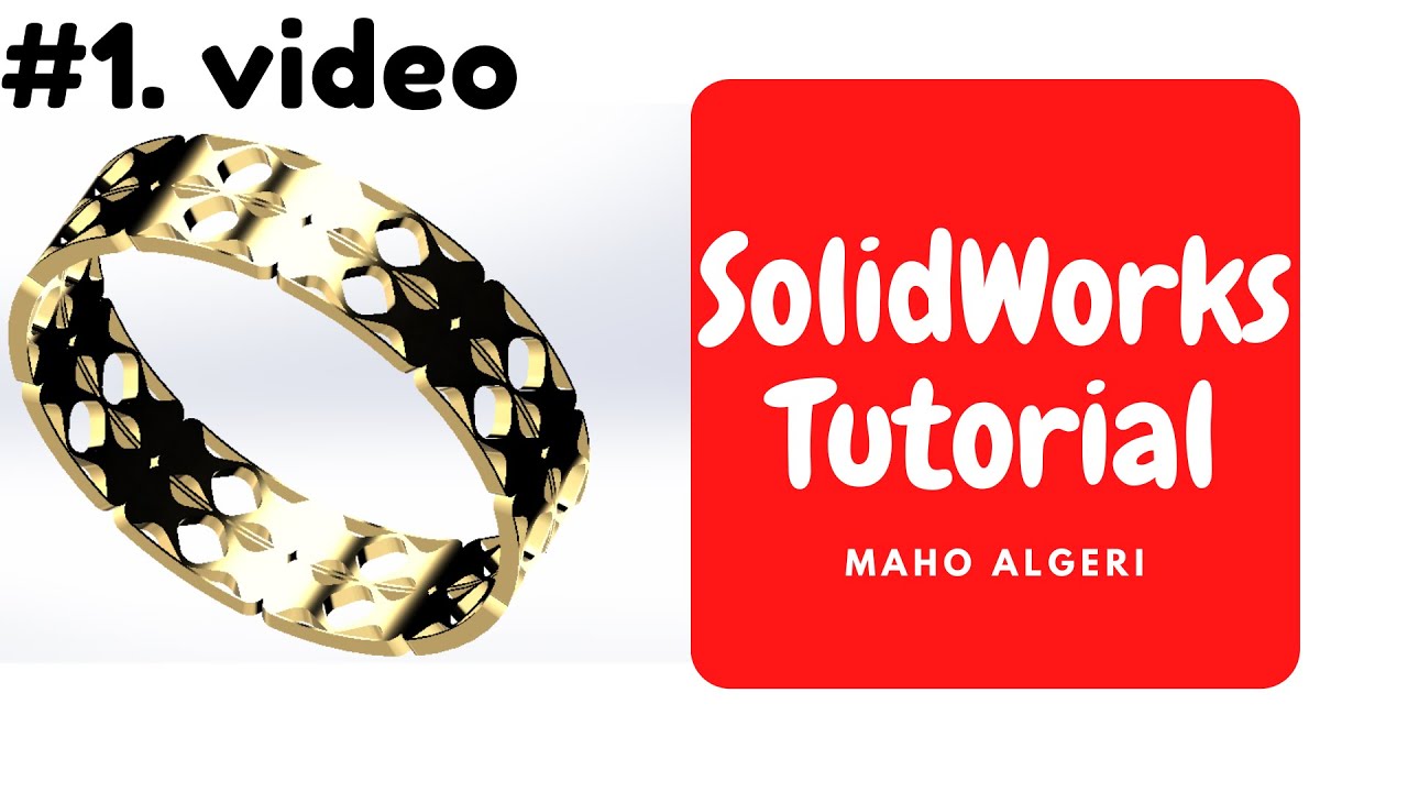 SolidWorks Tutorial How to make 'Chain Ring' in Solidworks 2020 from ...