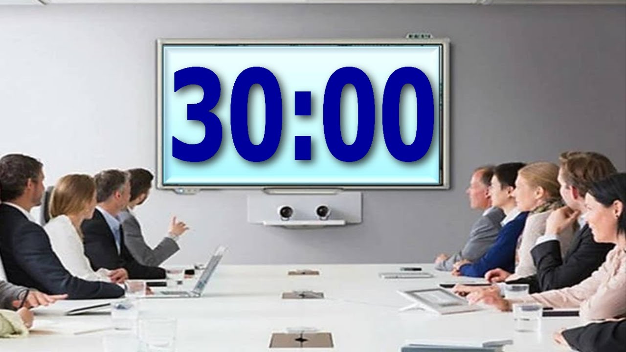 30 minute lunch break timer - YouTube