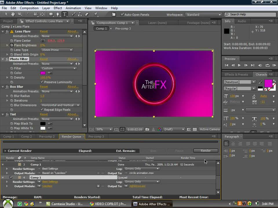 How To Make The Ring In After Effects - YouTube