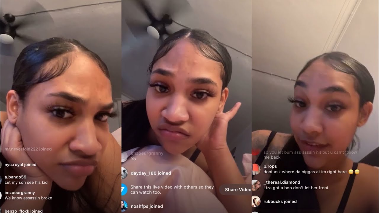 ASSASSIN.8oh BABYMOMMA ON IG LIVE CLOWNING HIM . - YouTube