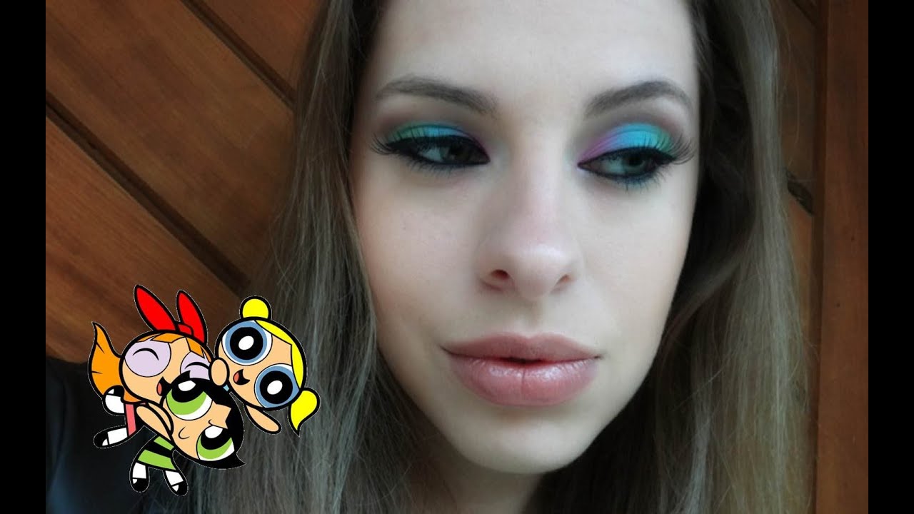 Maquiagem Inspirada nas Meninas Super Poderosas por Santo Luxo Makeup - YouTube
