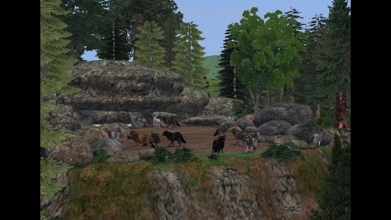 Wolf Exhibit - Zoo tycoon 2 - YouTube