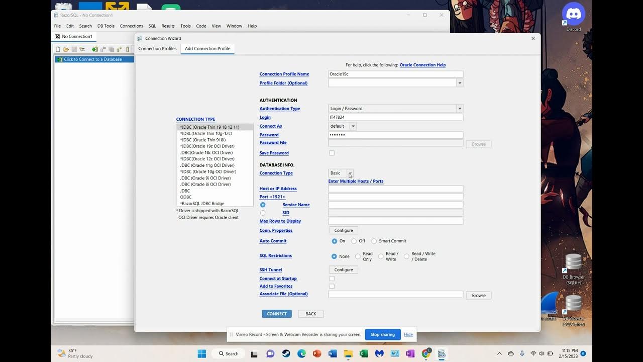 IT 478: RazorSQL Demo (Perry) - YouTube