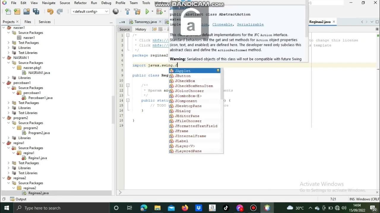 Menggunakan JOptionPane untuk mendapatkan input - YouTube