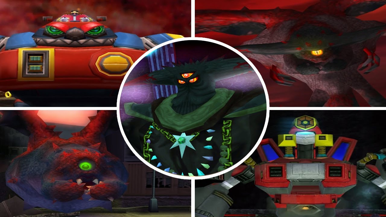 Shadow the Hedgehog - All Bosses - YouTube