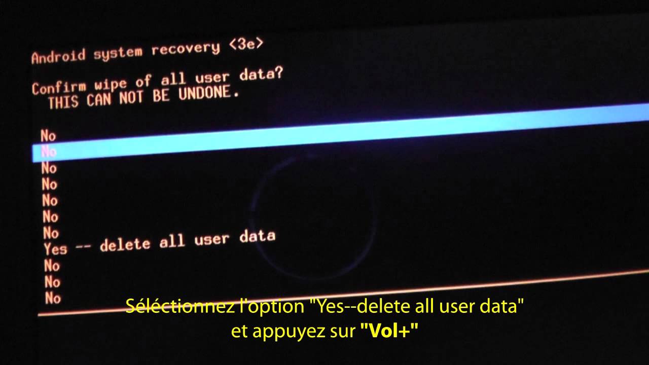 formater sa tablette ACCENT - YouTube