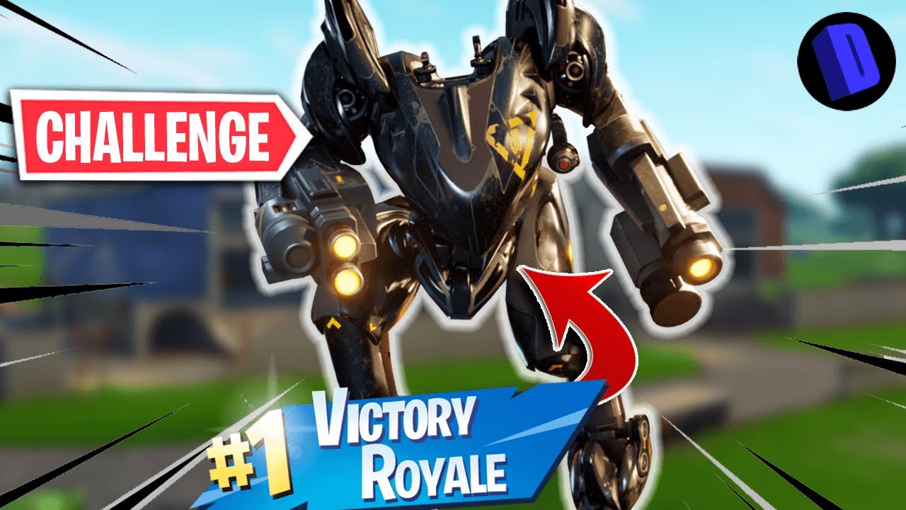 B.R.U.T.E MECH *ONLY* CHALLENGE (Fortnite Season X) - YouTube