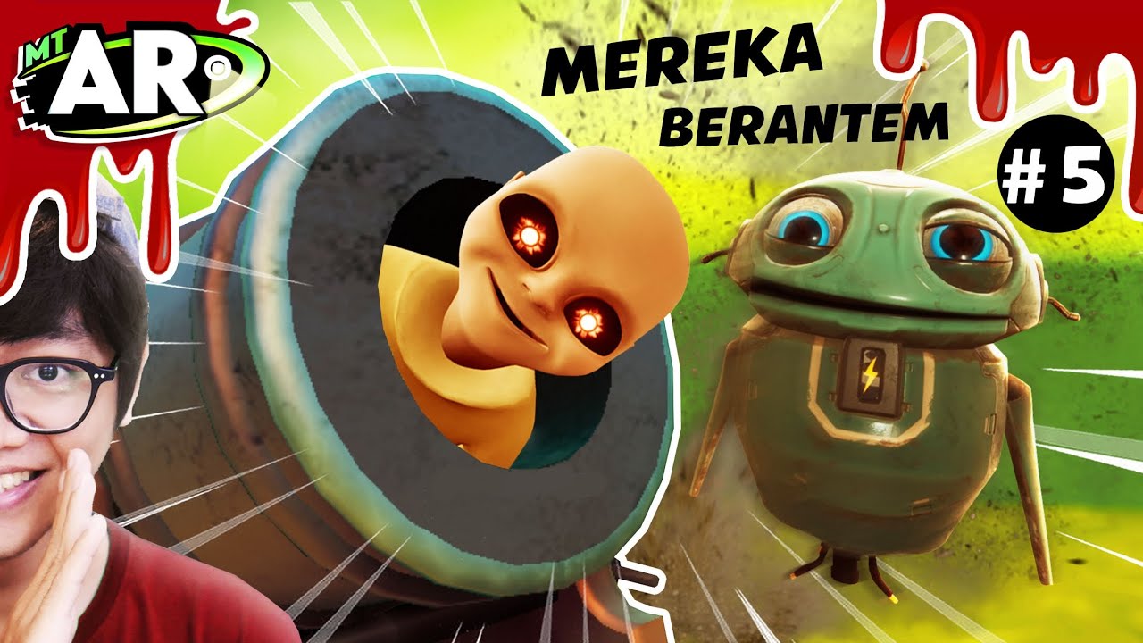 Baby Berantem Sama Robot Newt‼️ The Baby In Yellow | PART 5 - YouTube