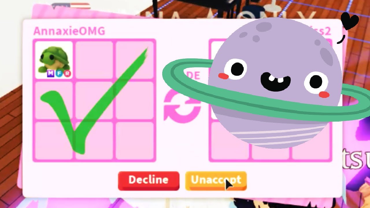 I TRADED MY MEGA NEON TURTLE IN ADOPT ME! - YouTube