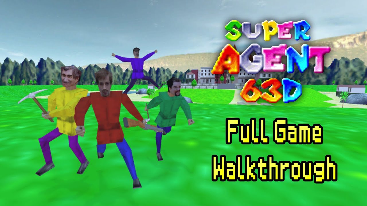 Super Agent 63D Full Game Walkthrough (Difficulty: Hard) - YouTube